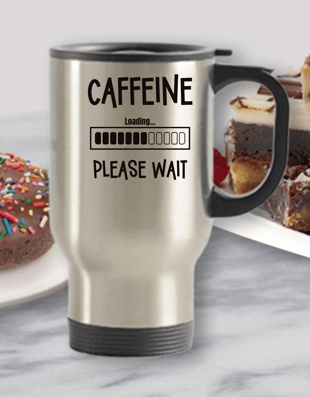 Loading Caffeine Travel Mug, Caffeine Loading Travel Mug, Caffeine ...