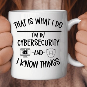 Cybersecurity, Cybersecurity Gifts, Cybersecurity Mug, Cybersecurity ...