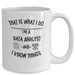 Data Analyst Mug, Senior Data Analyst Mug, Enterprise Data Analyst ...