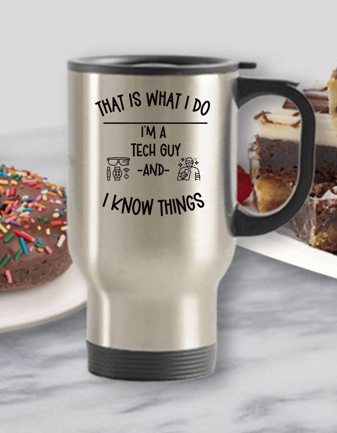 Tech Guy Travel Mug, Tech Geek Gift, Engineer Mug, Cool Tech Guy Gifts ...