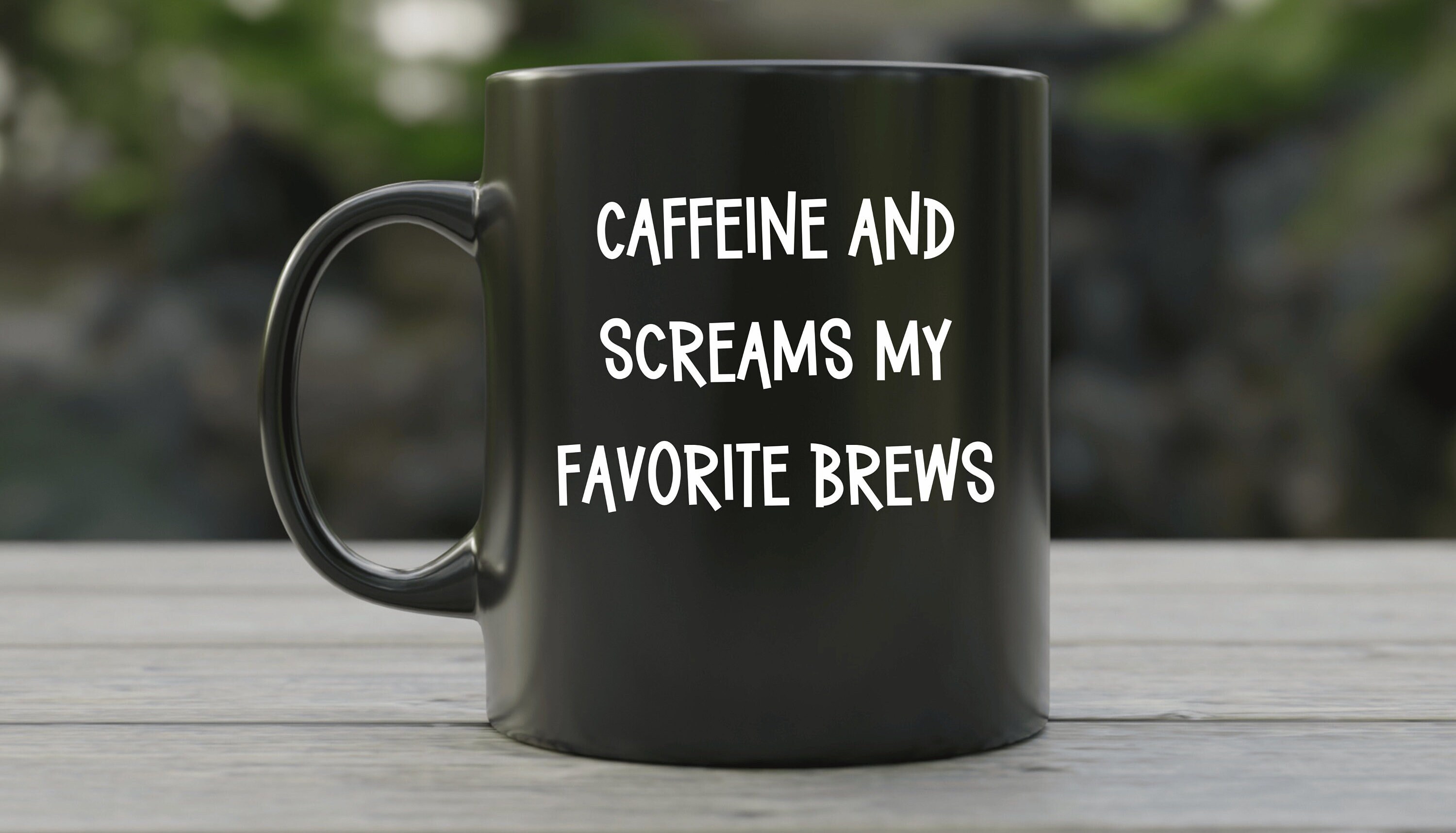 Caffeine Addict Cup, Scream Coffee Cup, Witch's Brew Mug, Scream-themed ...