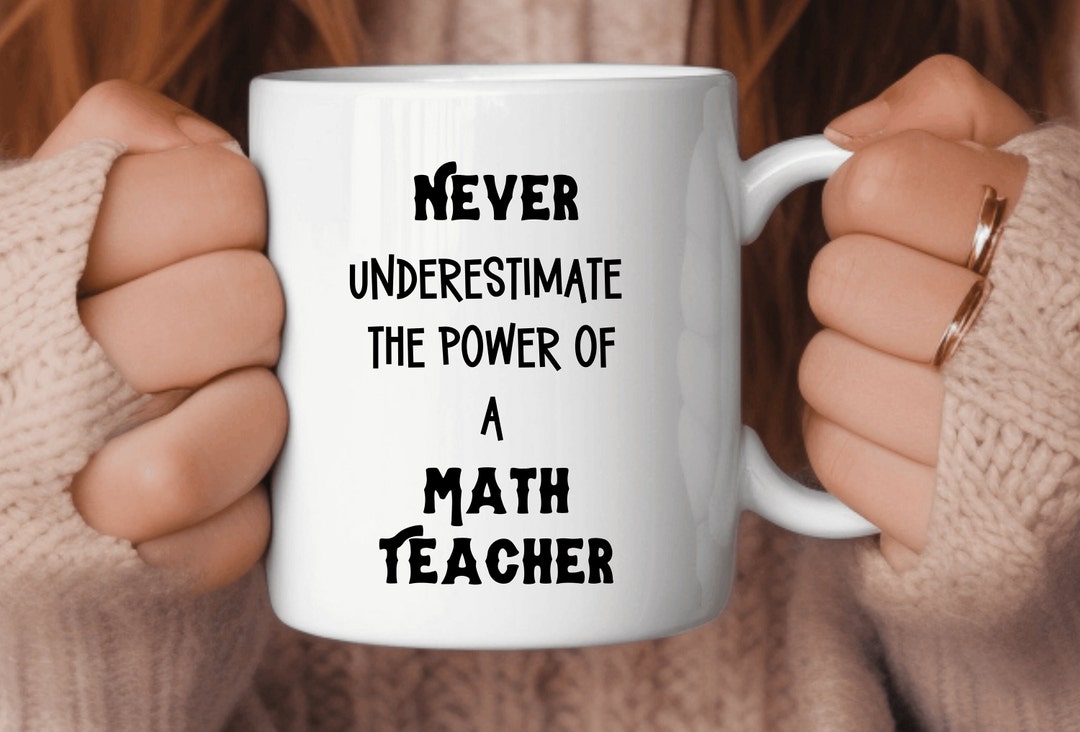 Math Teacher Gift, Math Teacher Gifts Pretty Mug, Math Teacher ...