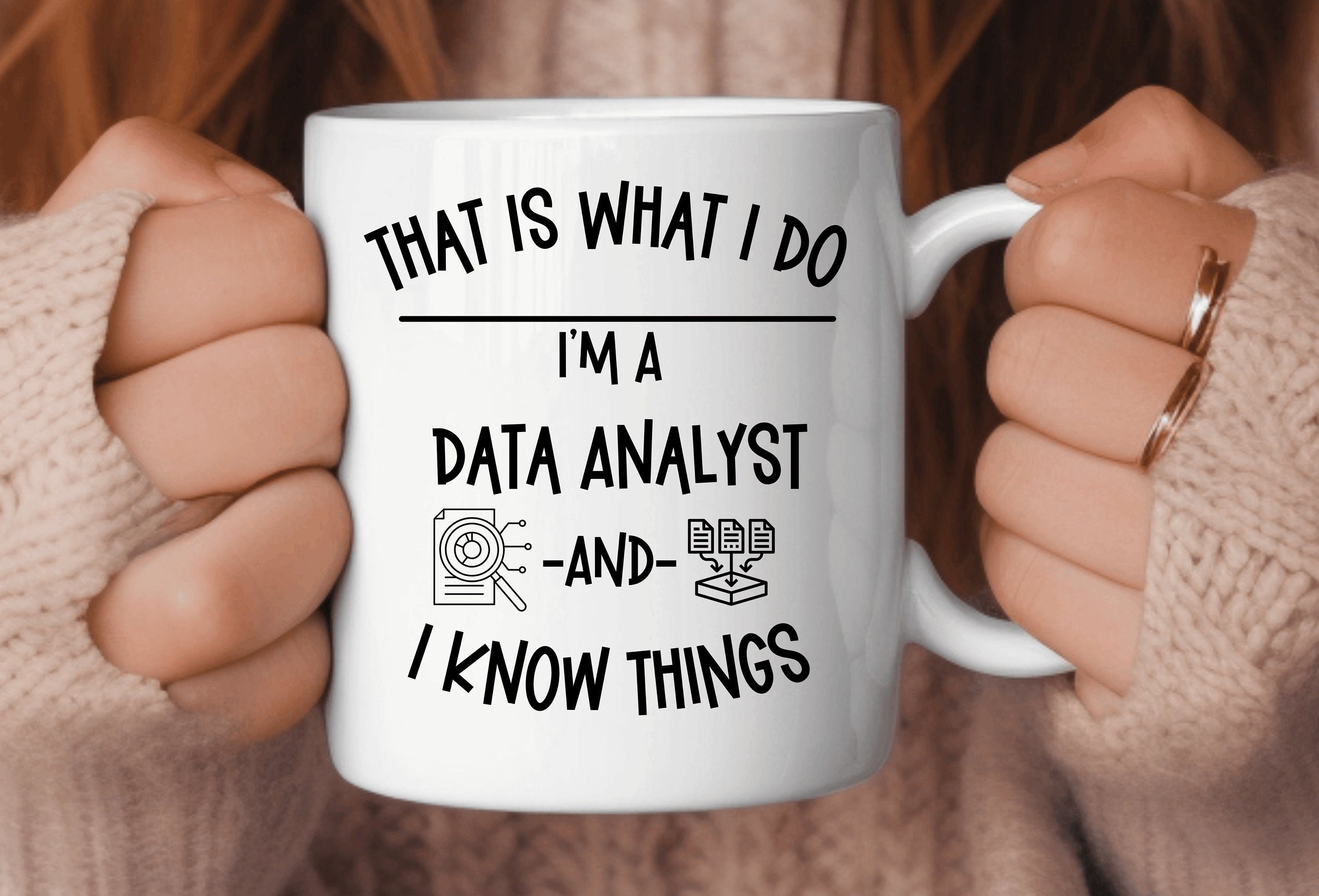 Data Analyst Mug, Senior Data Analyst Mug, Enterprise Data Analyst ...
