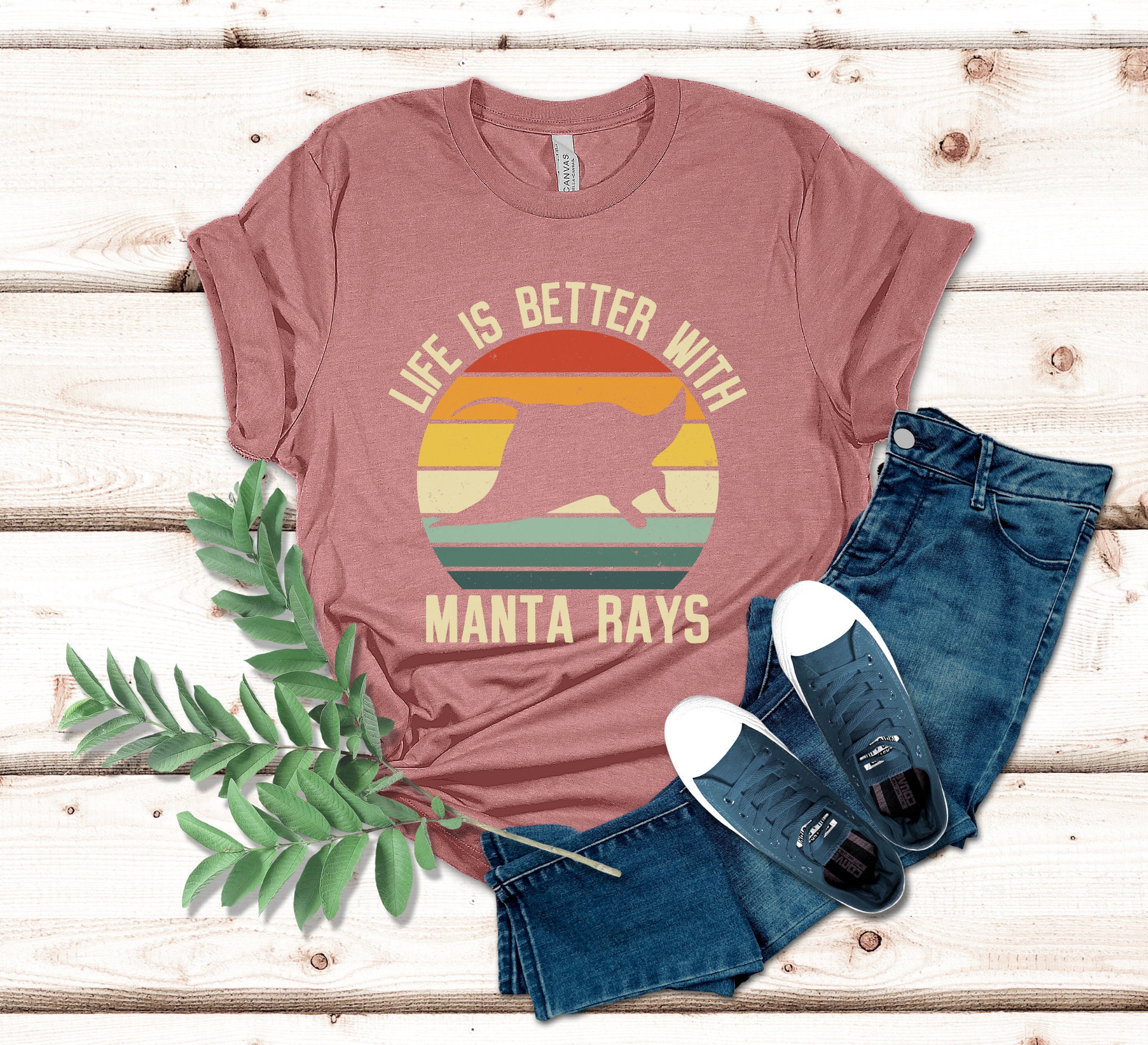 Life is Better With Manta Rays Shirt, Manta Ray Gift, Manta Ray Shirt ...