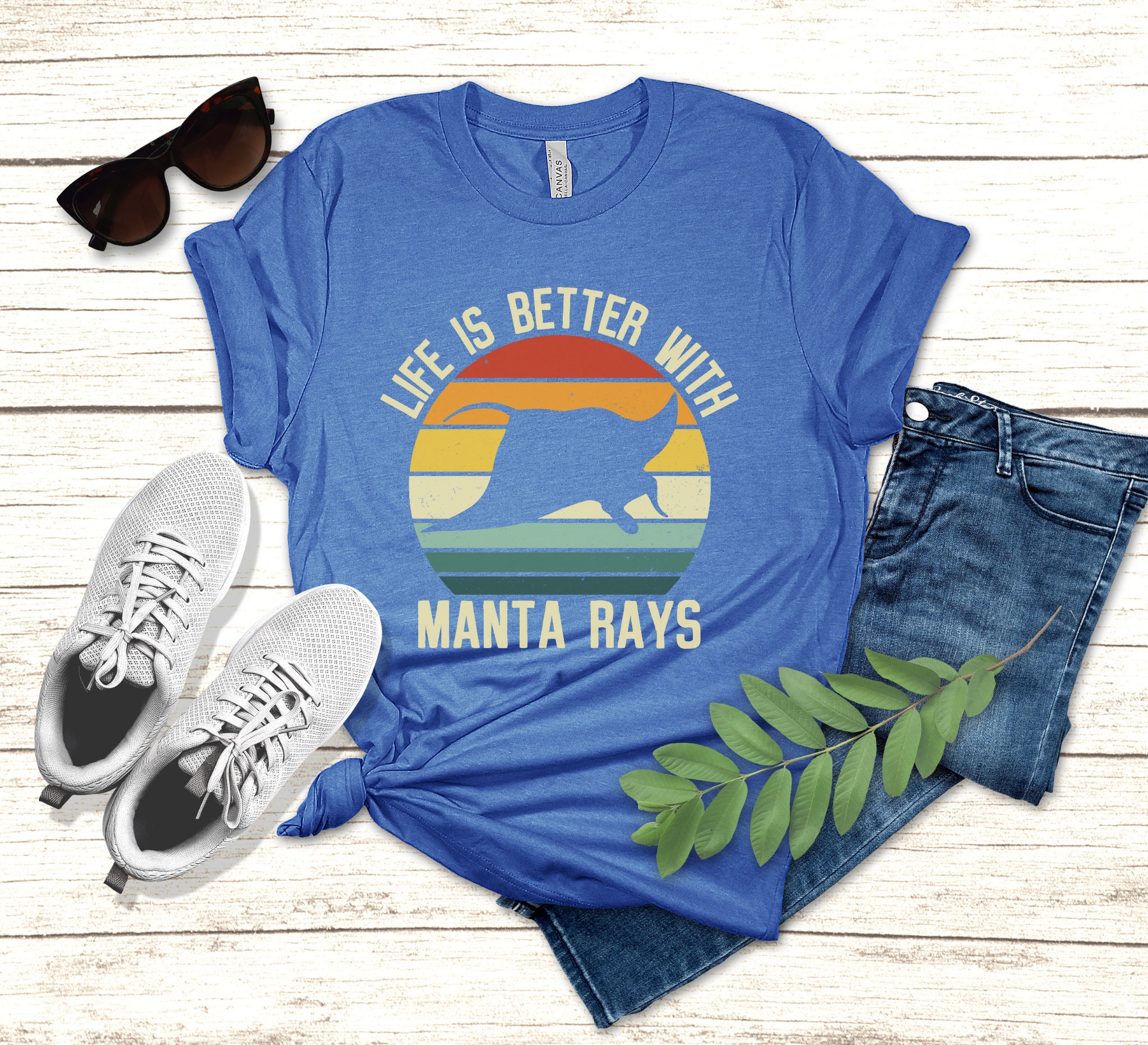 Life is Better With Manta Rays Shirt, Manta Ray Gift, Manta Ray Shirt ...