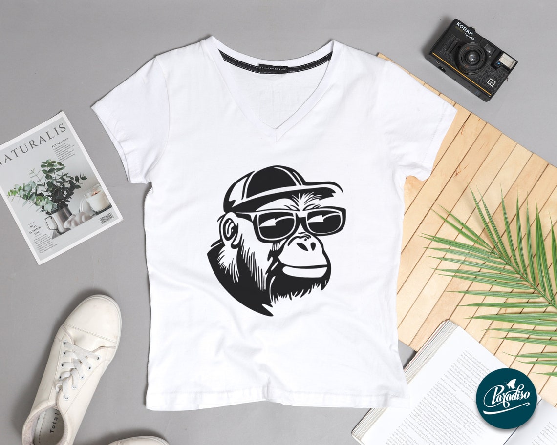 Adorable Monkey Face SVG Perfect for DIY Crafts and Projects High ...