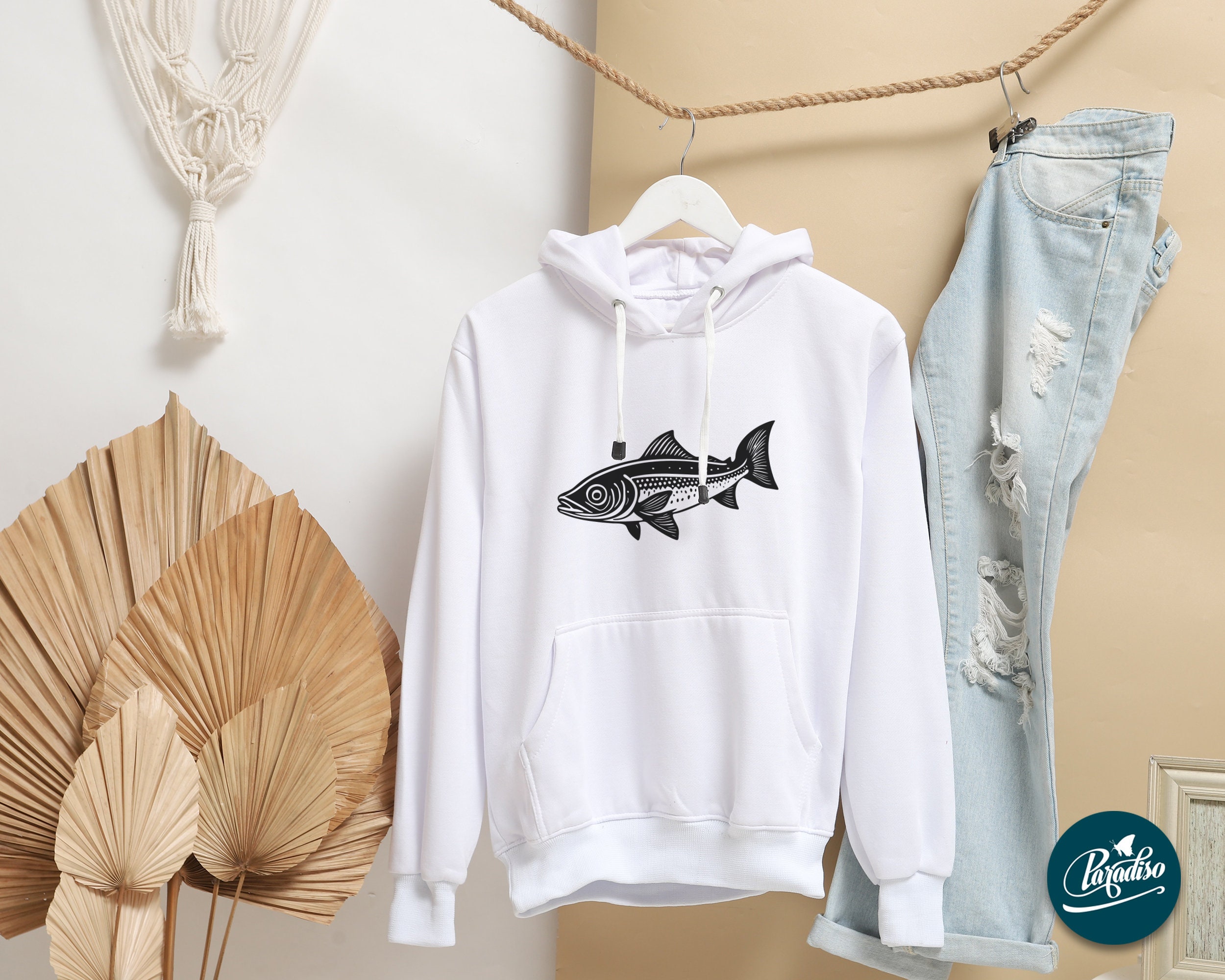 Fish SVG, Cute Pike Fish Vector Clip Art, Fish Cut File for Silhouette ...