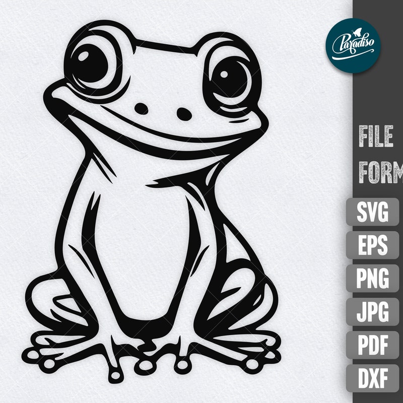 Frog Svg - Etsy