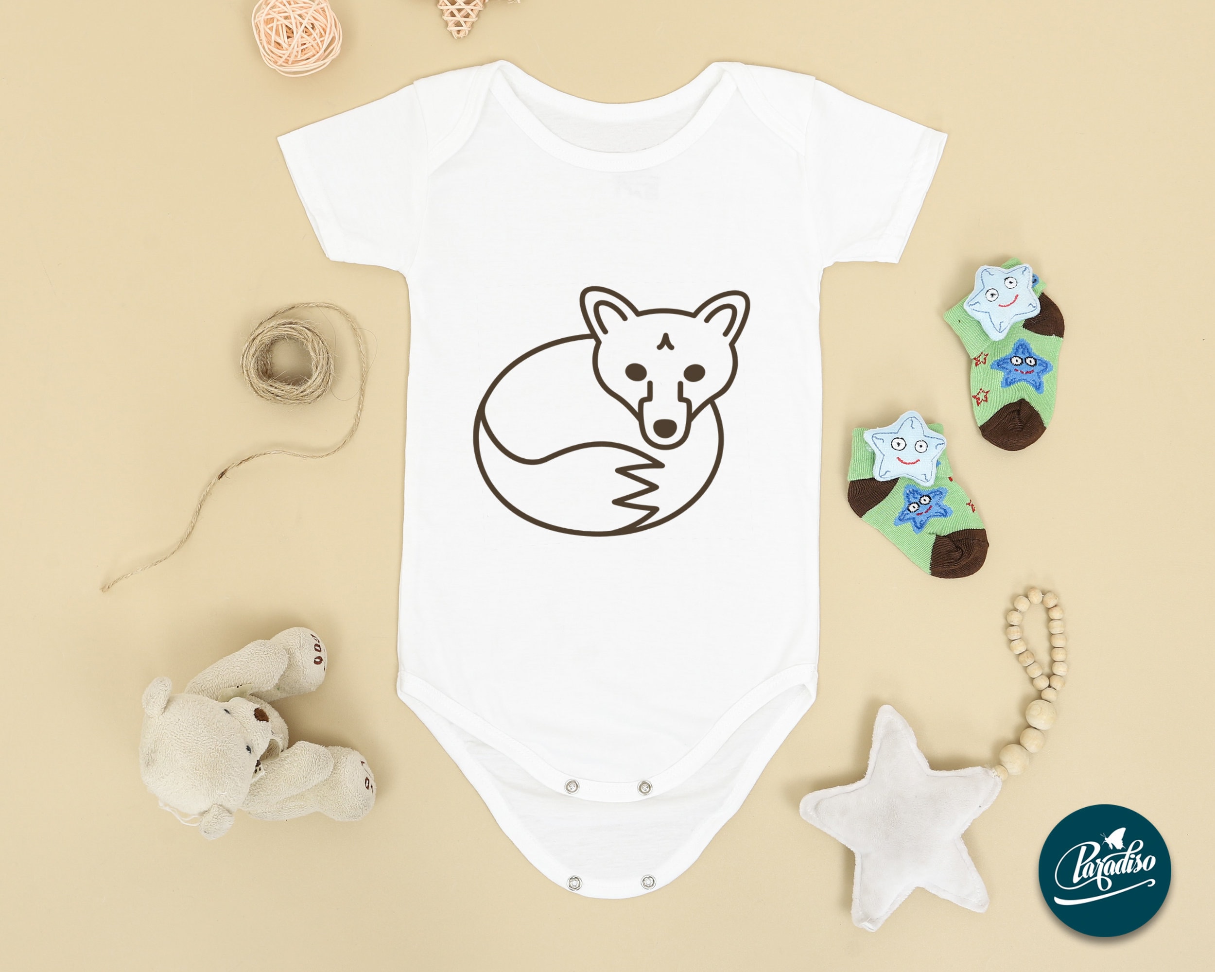 Baby Fox SVG Woodland Animals SVG Instant Download Cute Fox PNG Fox ...