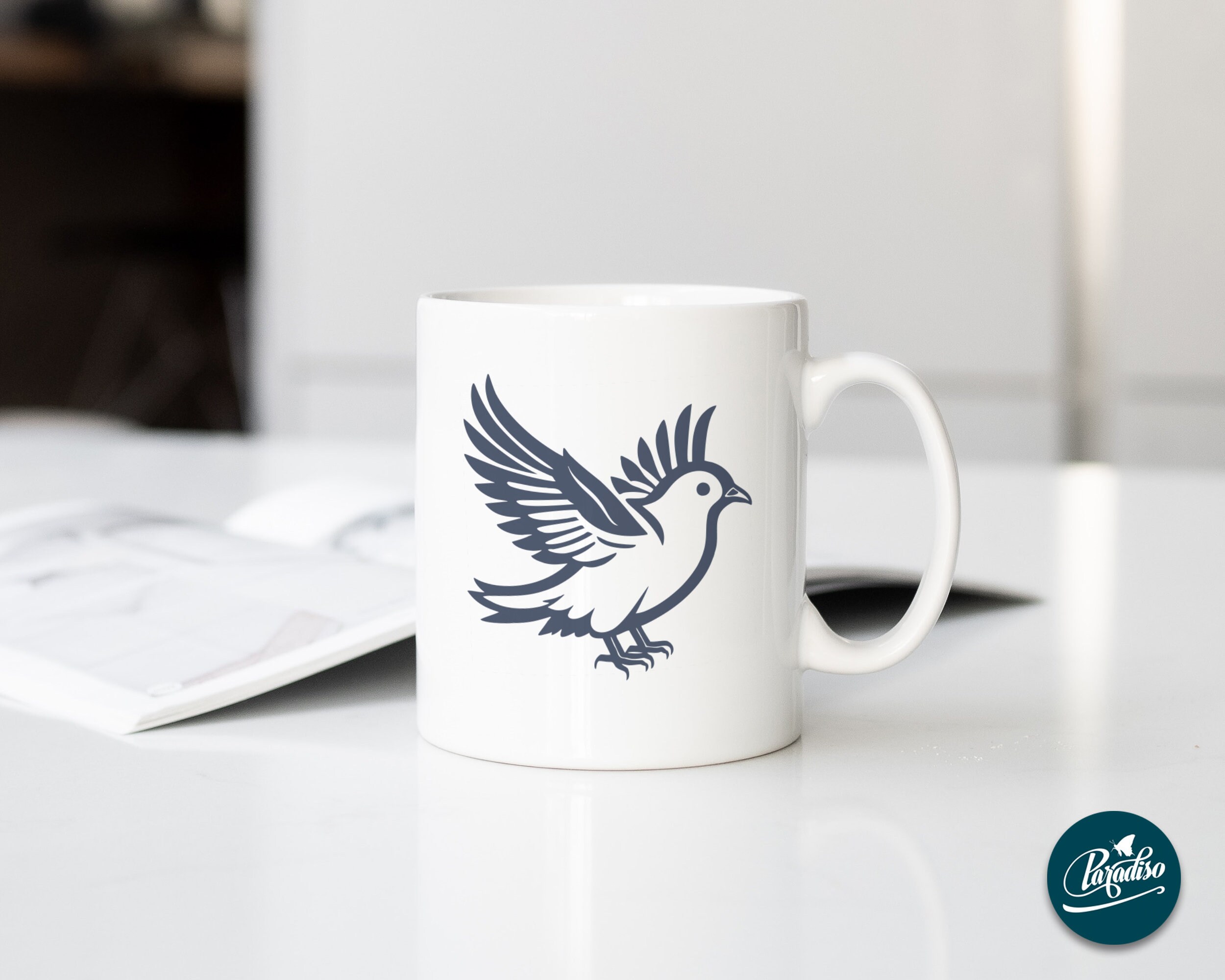 Dove SVG Cute Pigeon Vector Cut File, Peace Dove Plotterfile for ...
