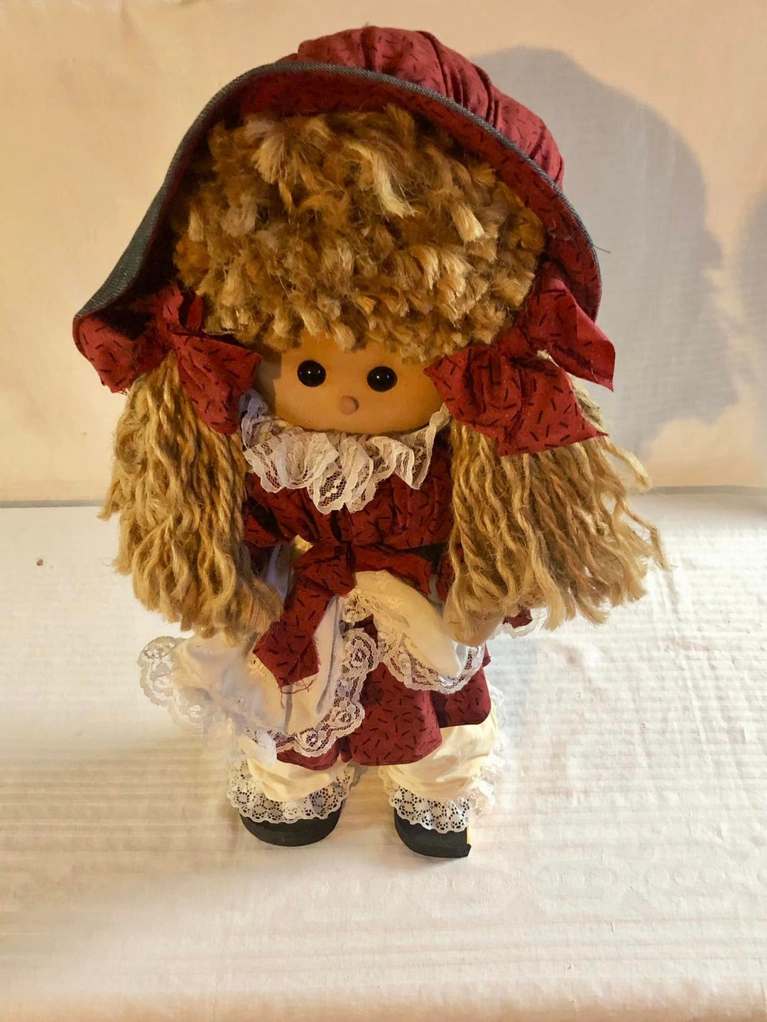 Prairie Girl Standing Wood Doll - Etsy