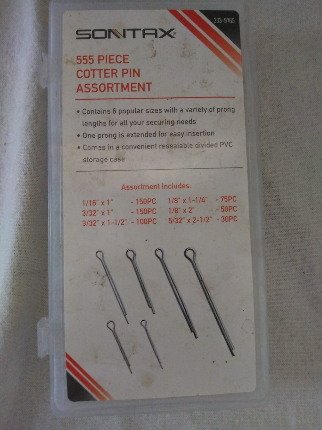 Sontax 555pc Cotter Pin Assortment - Etsy