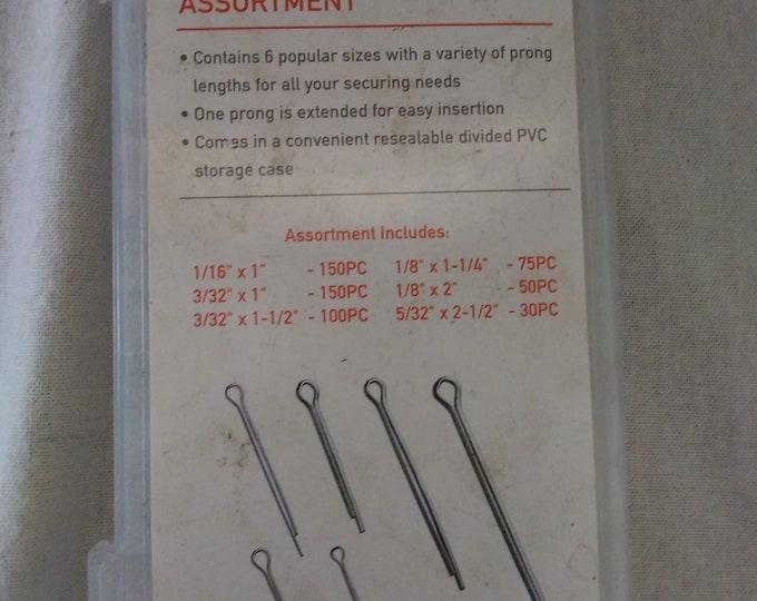 Sontax 555pc Cotter Pin Assortment - Etsy