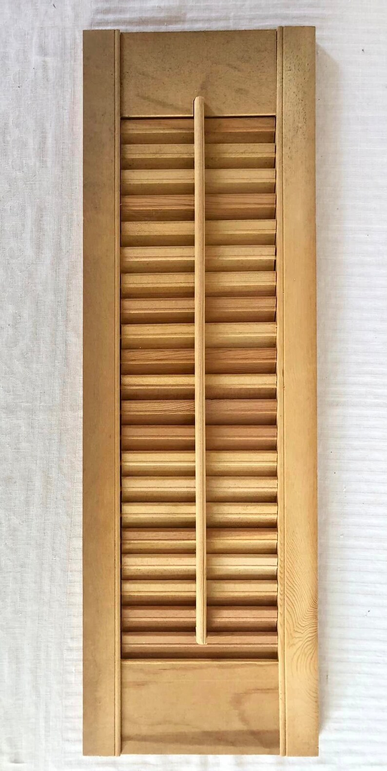 Lot of 2 Vintage Indoor Wooden Two Panel Window Shutters - Etsy
