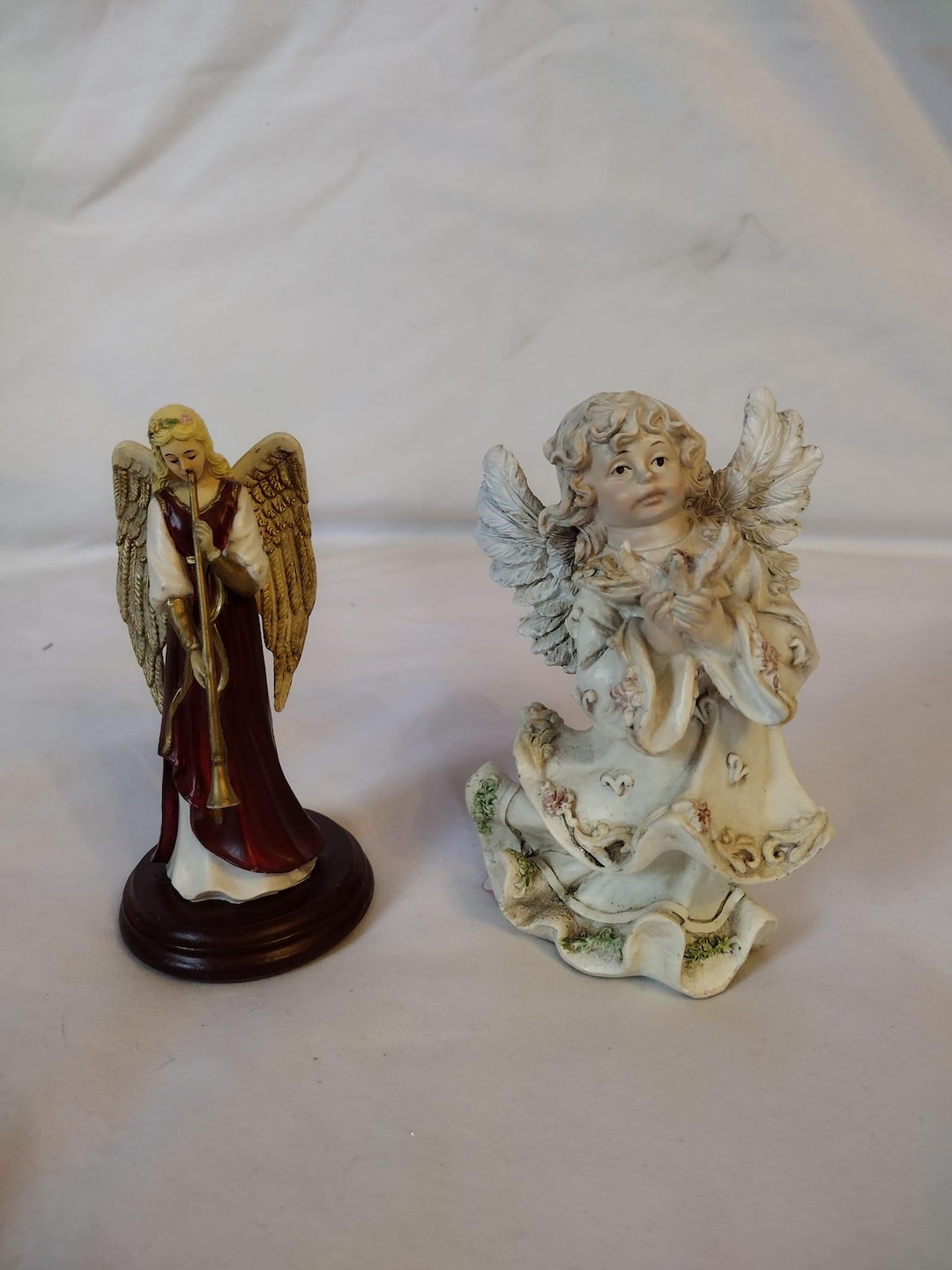 LOT OF 2 Vintage ENESCO Angel Figurines. - Etsy