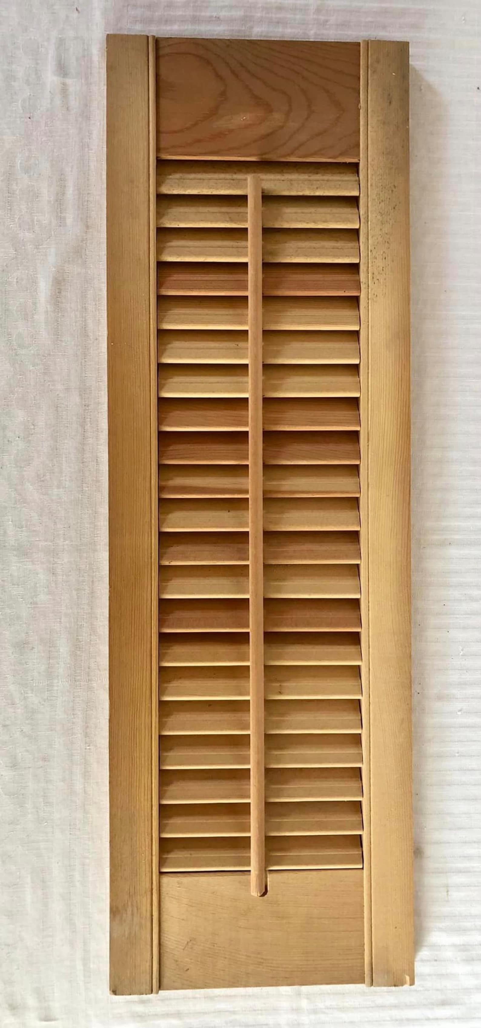 Lot of 2 Vintage Indoor Wooden Two Panel Window Shutters - Etsy