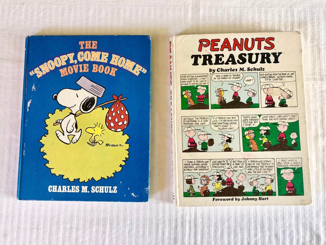 Lot of 2 Vintage 1970s Snoopy/peanuts Books - Etsy