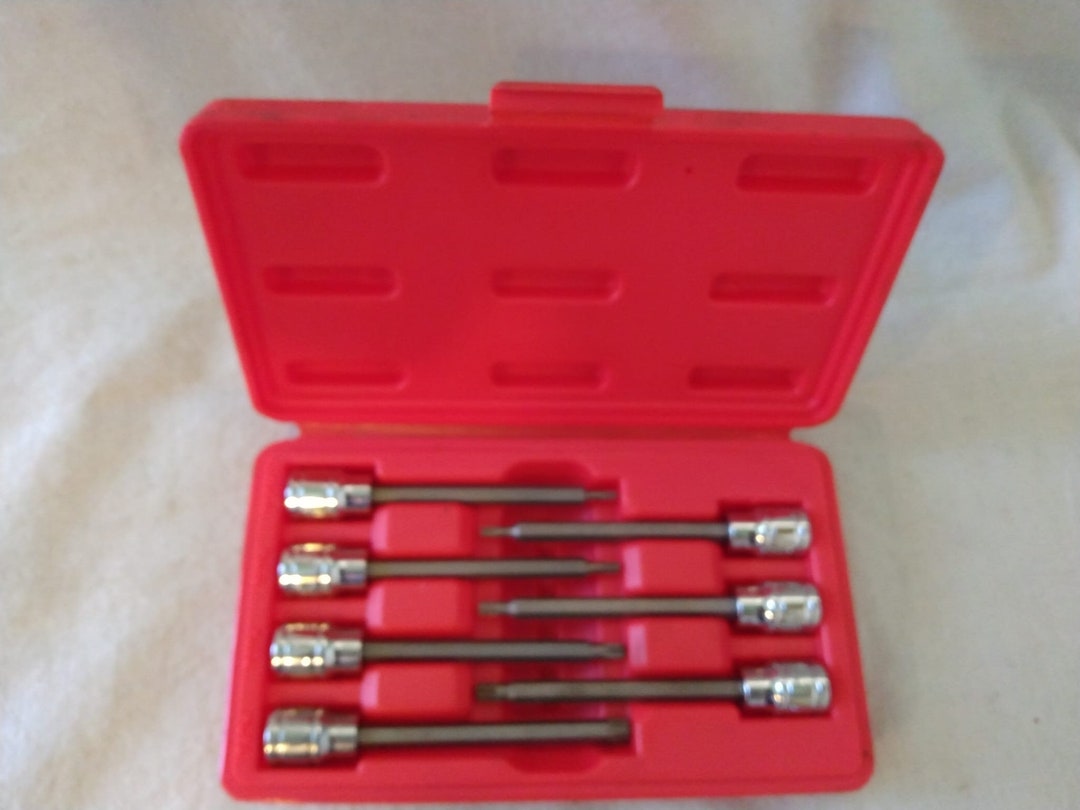 ADT 7 Pc Extra Long Torque Hex Bit Socket Set 3/8" Ratchet Drive - Etsy