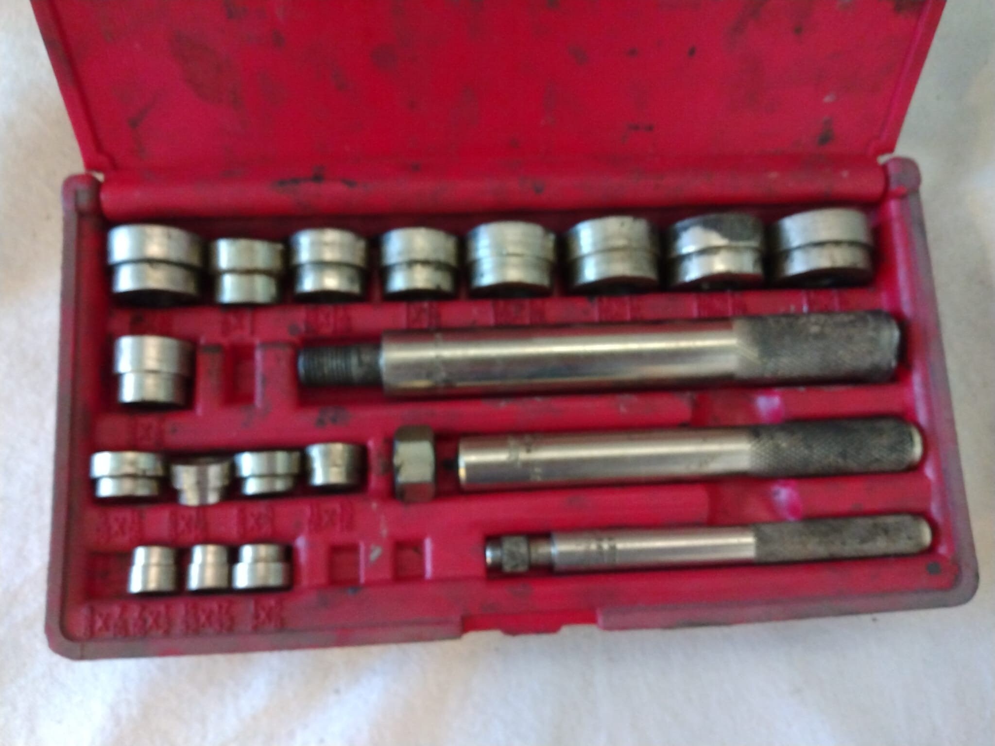 Snap-on Tools USA Bushing Driver Set in PB20 Red Hard Case - Etsy
