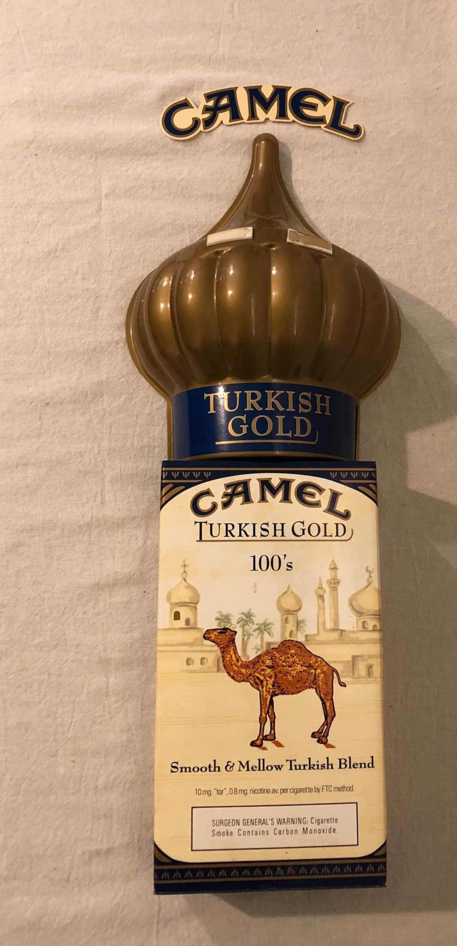 Vintage 2000 Camel Turkish Gold 100's Cardboard - Etsy