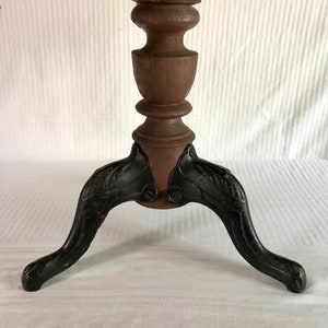 Circa 1930's/40's Antique Tonk Organ/piano Stool W/ Cast Iron Legs - Etsy