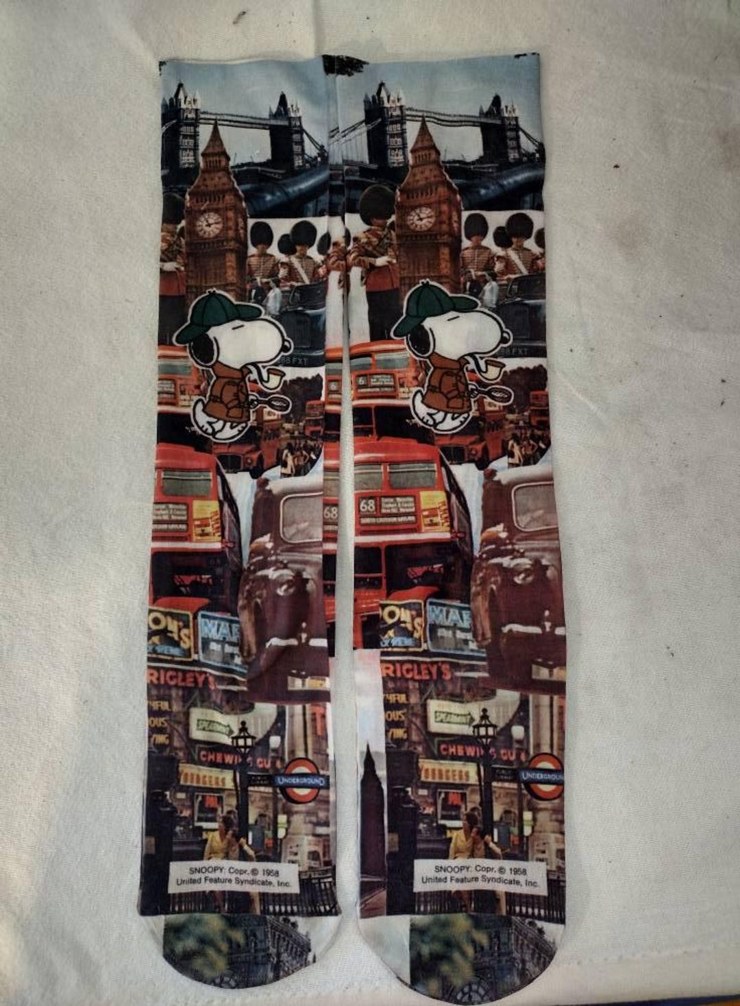 Vintage Like New 17” Snoopy Lightweight Adult Knee High Socks - Etsy