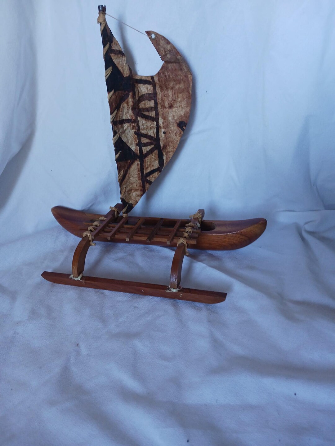 Vintage Hawaiian Outrigger Canoe Decor - Etsy