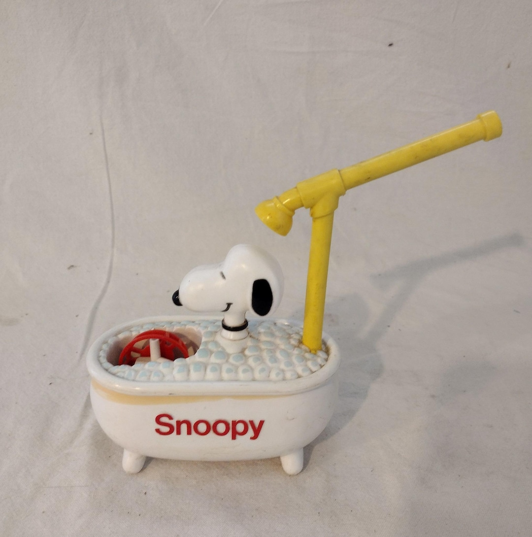 Vintage 1958 Chemtoy Snoopy Bubble Blowing Bath Toy - Etsy