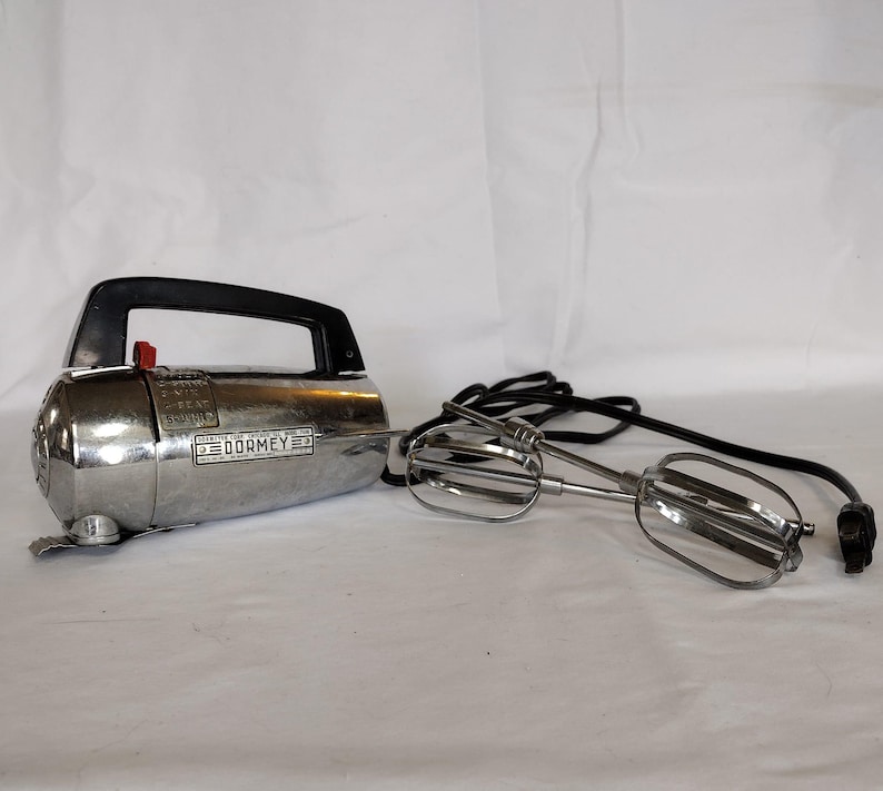Vintage Dormeyer Dormey Model 7600 Hand Mixer W/both Original Beaters ...