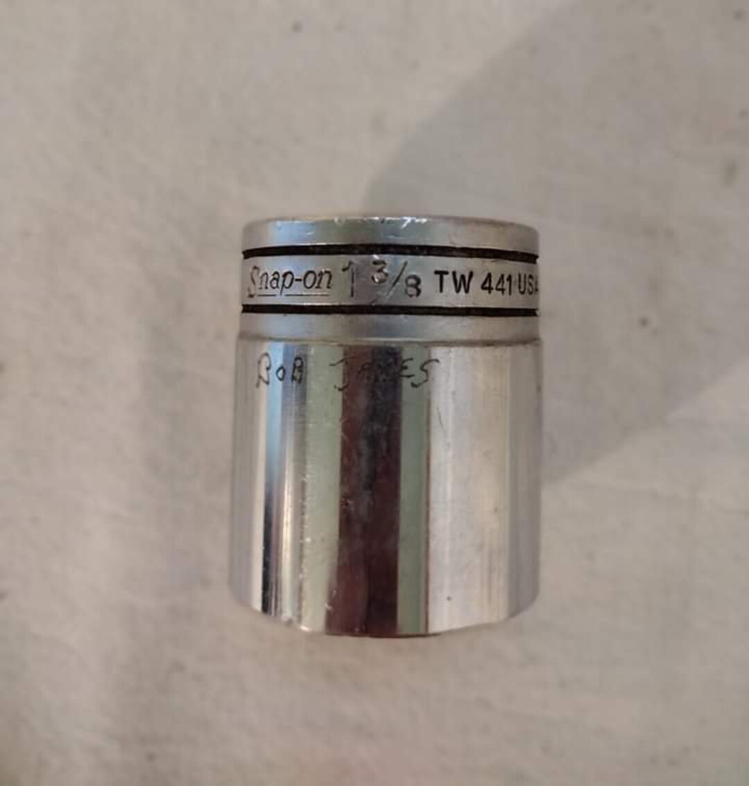 Snap-on TW441 1 3/8 SAE Chrome 1/2 Drive 6pt Shallow Socket Made in U.SA. - Etsy