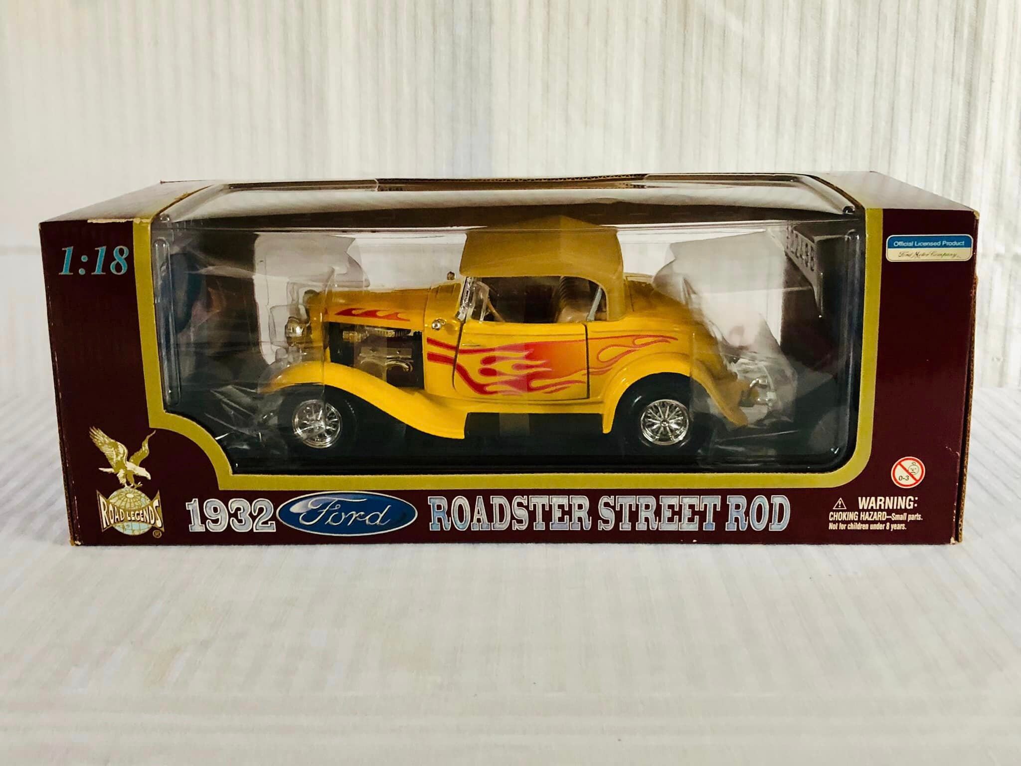 NIB Road Legends 1932 Ford Roadster Street Rod 1/18 Die Cast Car - Etsy