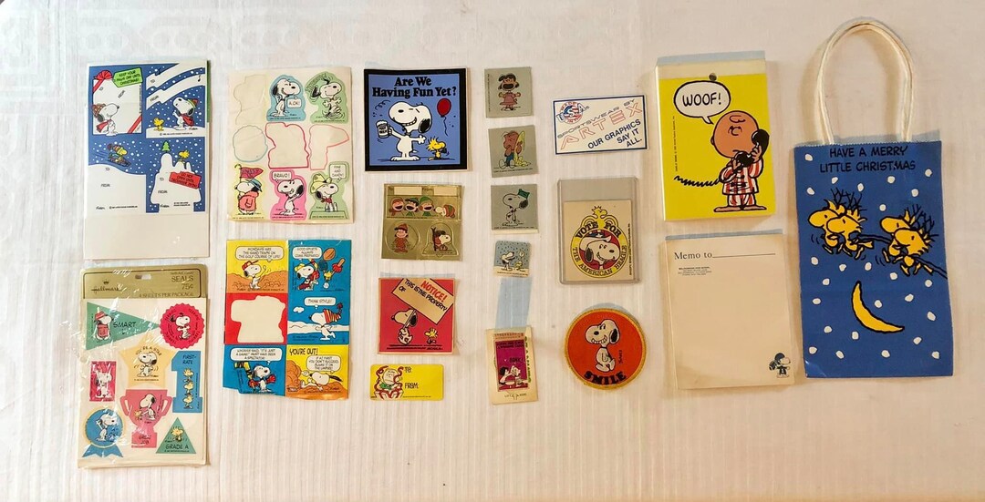 Lot of 21 Snoopy Fun Pack - Etsy