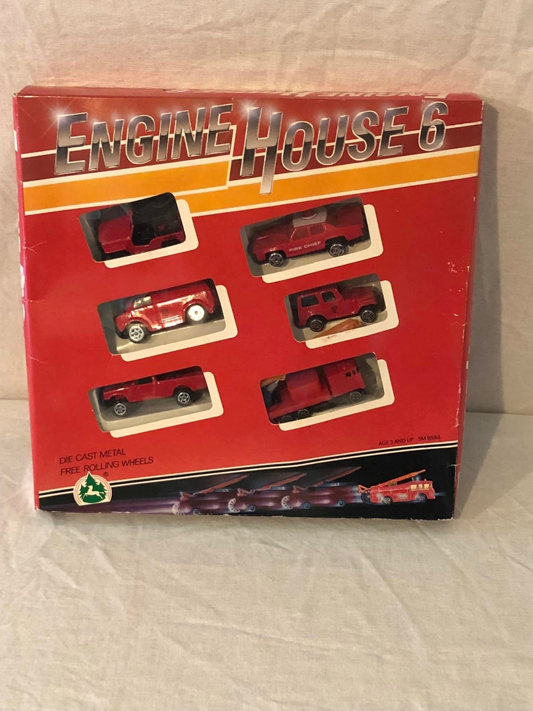 Vintage Engine House 6 Car Box Set - Etsy