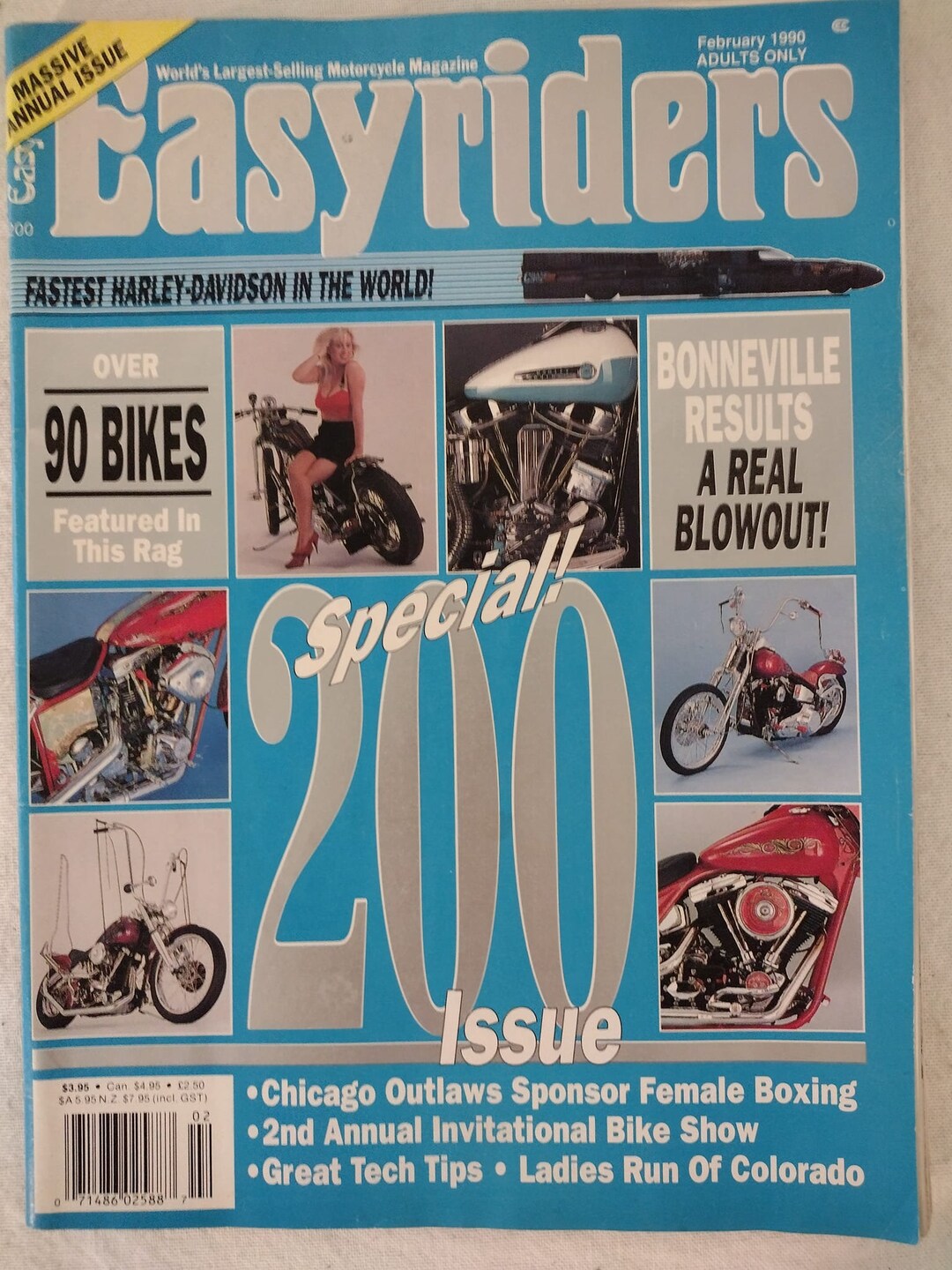 February 1990 Easyriders Massive Annual Issue. - Etsy
