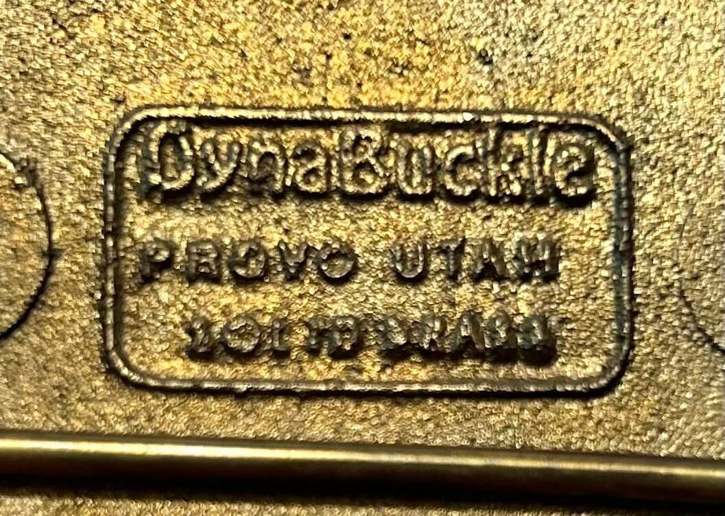 Vintage Commonwealth Edison Company Belt Buckle Dyna Buckle Solid Brass ...