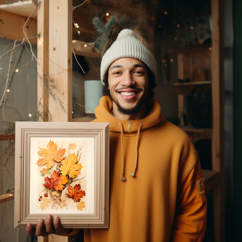 Fall Wall Decor | Autumn Foliage Print | Fall Leaves Wall Art | Digital ...