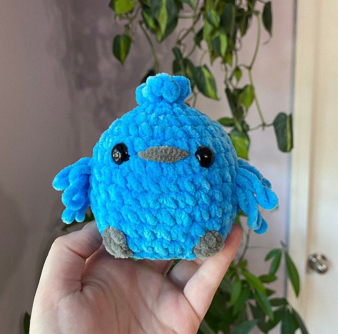 Handmade Flockers Birds (multiple Options), Plush Birds, Bluebird ...