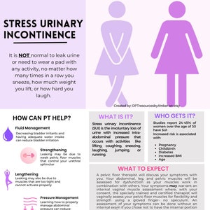 Pelvic Floor Resource- Stress Incontinence - Etsy