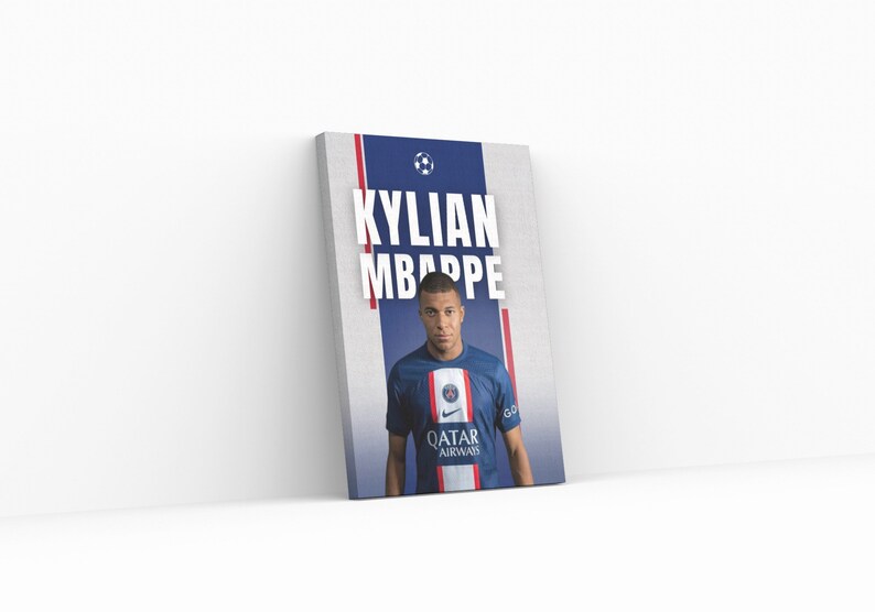 Kylian Mbappe Digital Design - Etsy