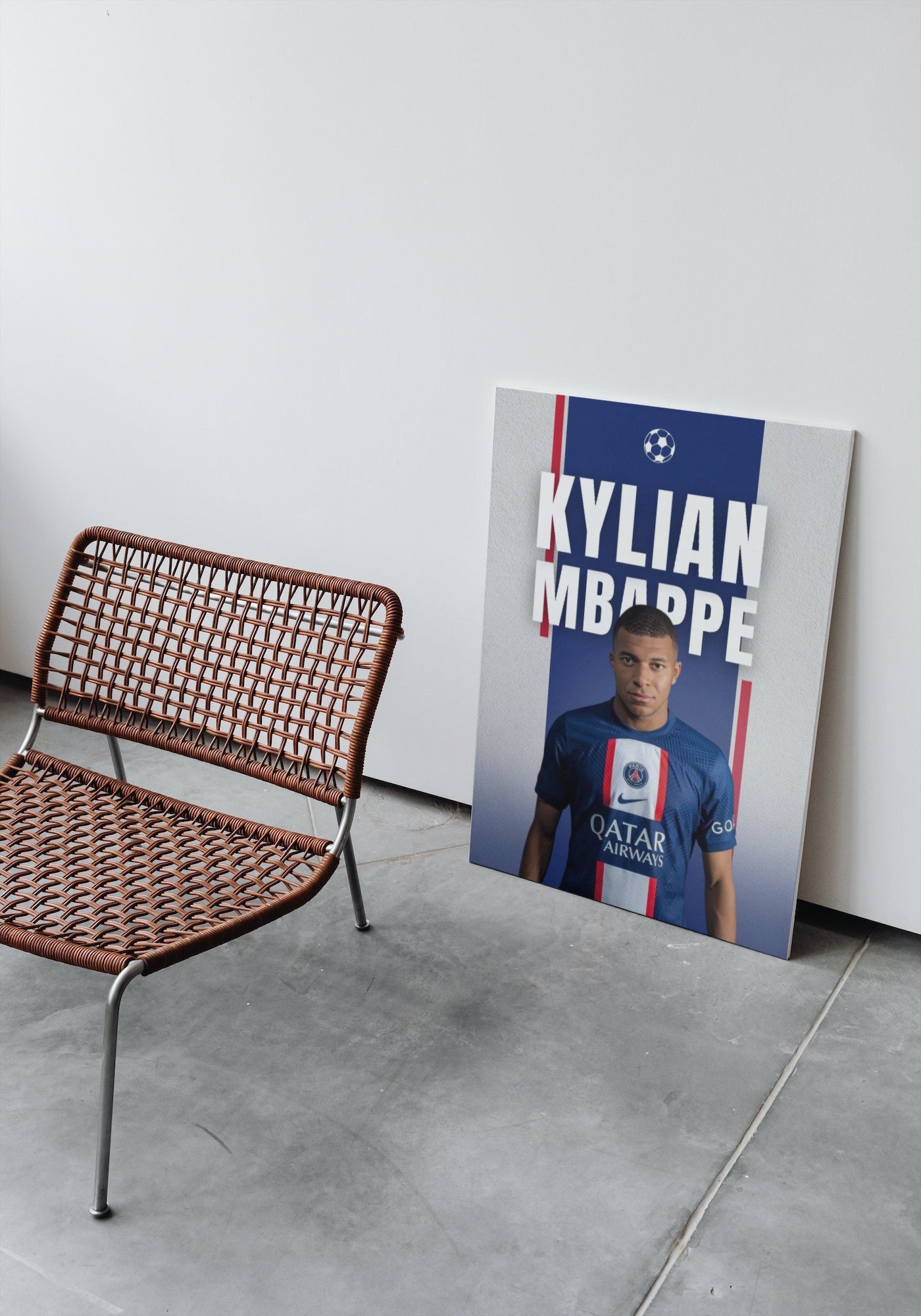 Kylian Mbappe Digital Design - Etsy