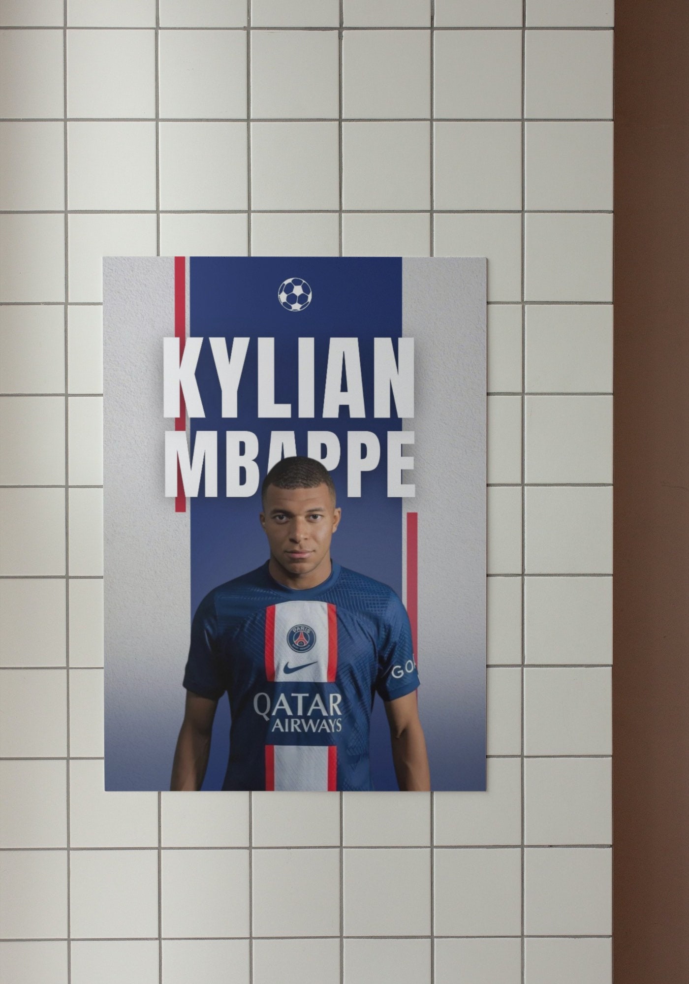 Kylian Mbappe Digital Design - Etsy