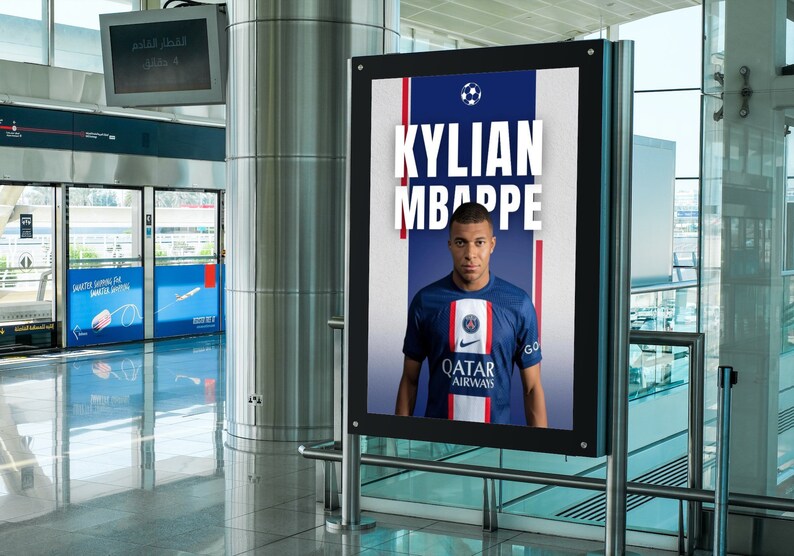 Kylian Mbappe Digital Design - Etsy