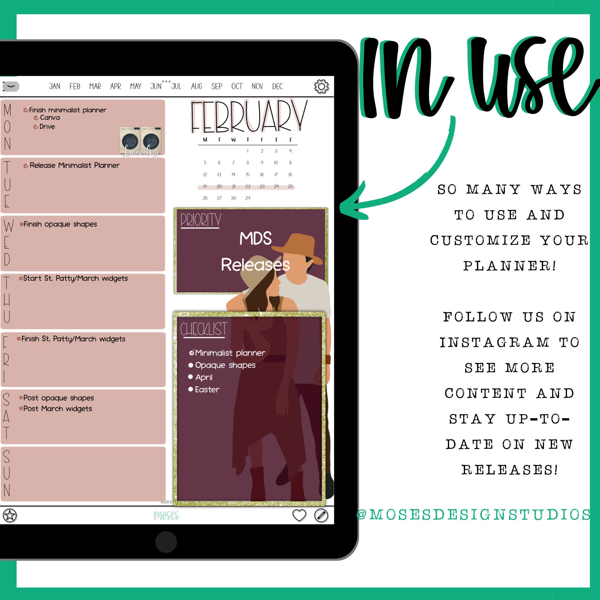 Opaque Stickers- 80 | Goodnotes | Xodo | Zoomnotes | Notability - Etsy