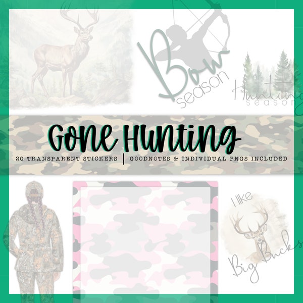 Hunting Sticker - Etsy