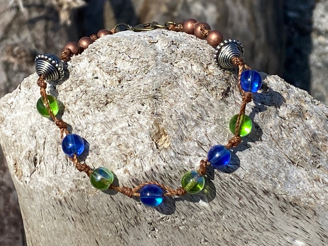Ocean Eyes Beach Bracelet Boho Beach Jewelry Boho Bracelet - Etsy