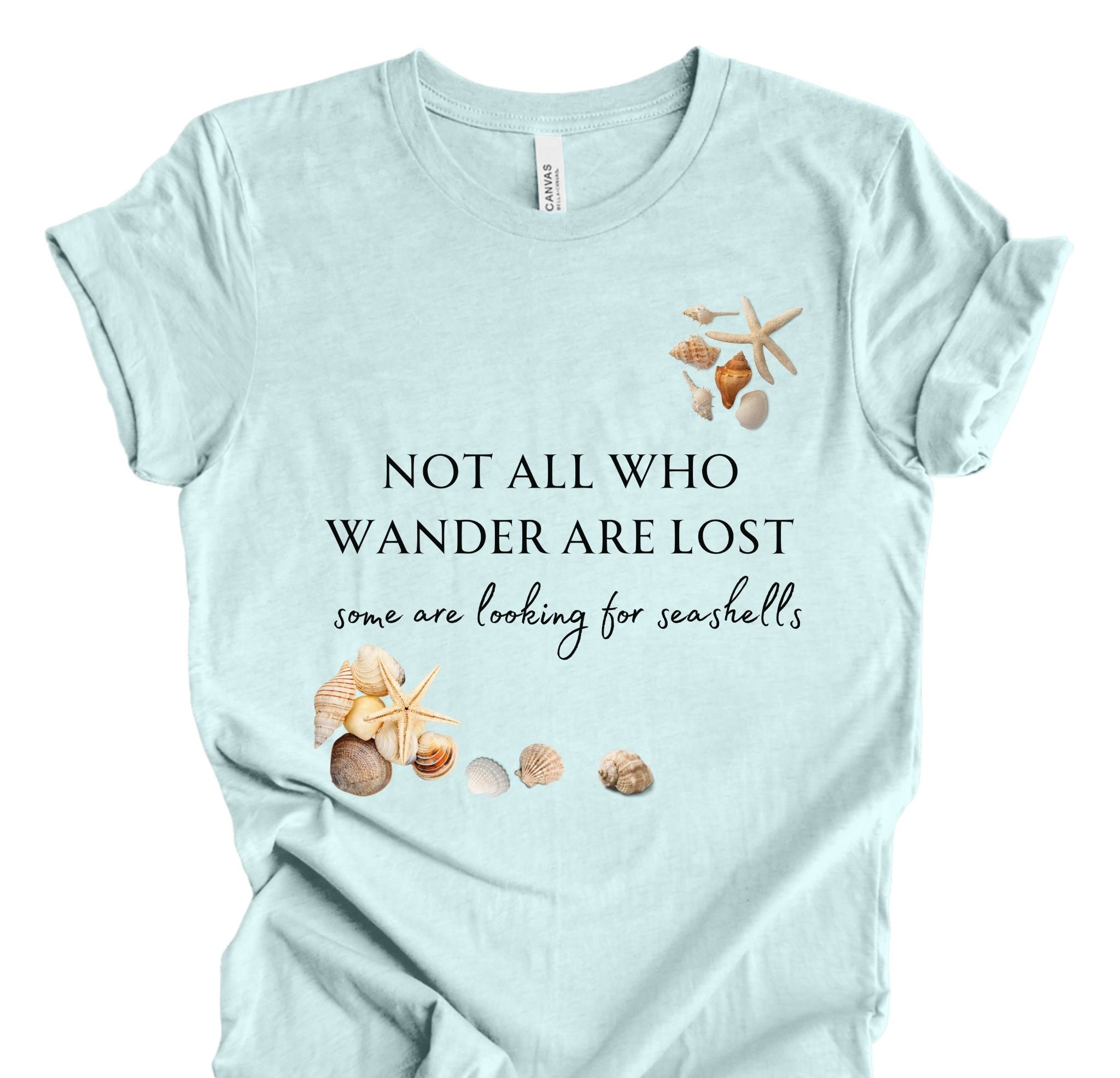 Seashell Hunting T Shirt, Sea Shell T Shirt, Womens Seashell Shirt ...