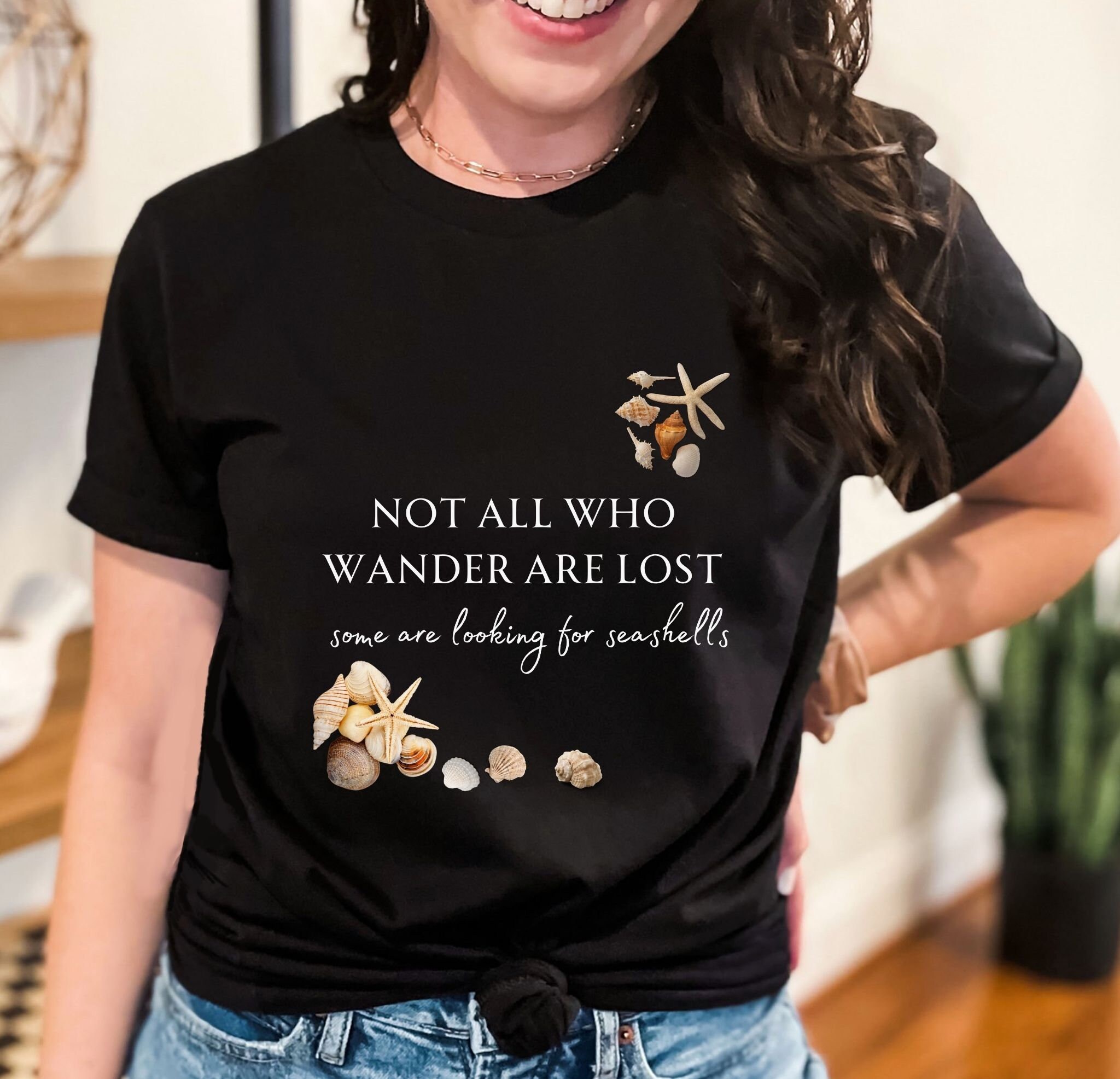 Seashell Hunting T Shirt, Sea Shell T Shirt, Womens Seashell Shirt ...