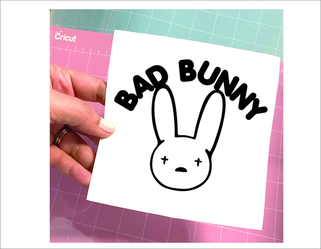 Bad Bunny Decal, Bad Bunny Sticker - Etsy
