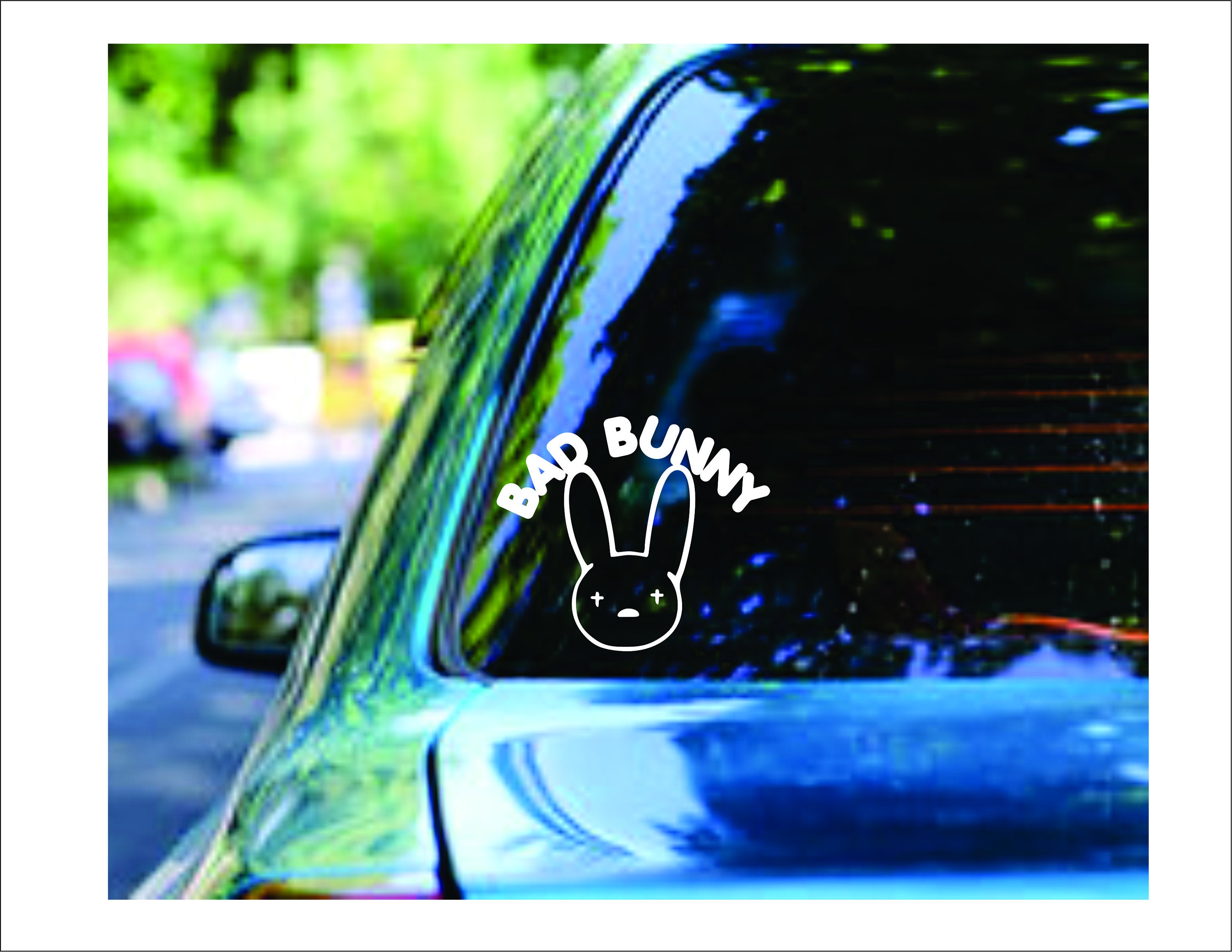 Bad Bunny Decal, Bad Bunny Sticker - Etsy