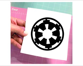 Imperial Logo Decal.. Star Wars Imperial Sticker.. Imperial Sticker ...